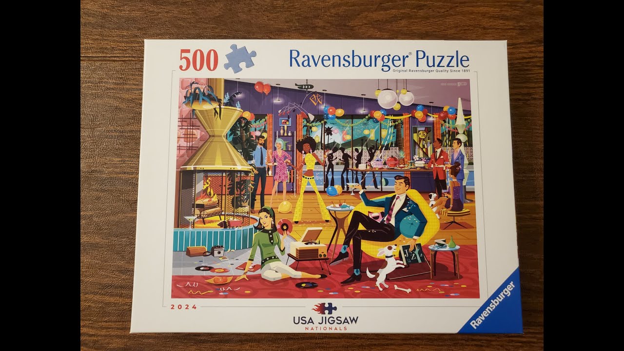 Jazzy! Ravensburger 500 piece puzzle from 2024 USA Jigsaw Nationals ...