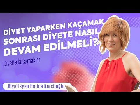 Diyet Yaparken Kaçamak Sonrası Diyete Nasıl Devam Edilmeli? Diyette Kaçamaklar  #diyet #diyetisyen