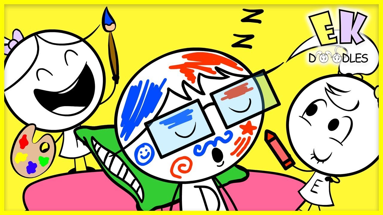 Funny Kids Prank DON'T WAKE DADDY with Emma and Kate ! EK Doodles Fun ...
