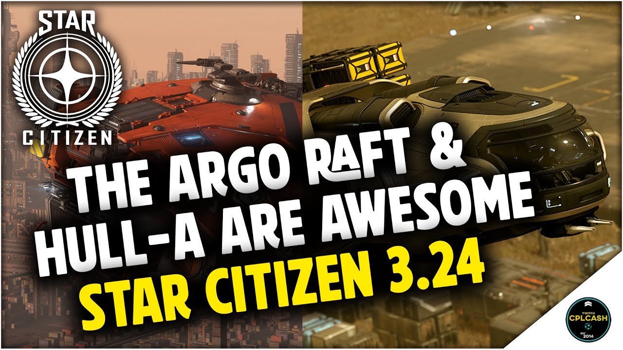 The Argo Raft and Hull-A are AWESOME in Star Citizen 3.24. - YouTube