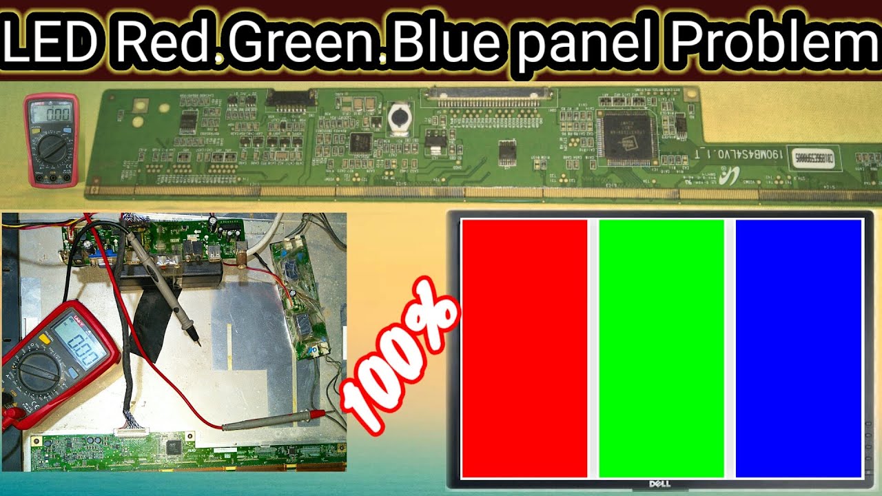 Panel color problem||Red.Green.Blue display problem||china screen fault ...