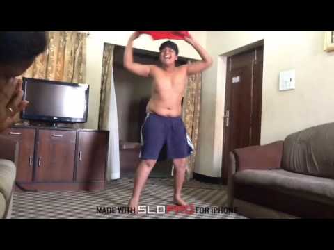 fat kid dancing