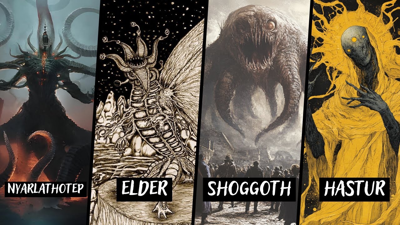 The Most NIGHTMARISH Creations of Lovecraft's Universe - YouTube