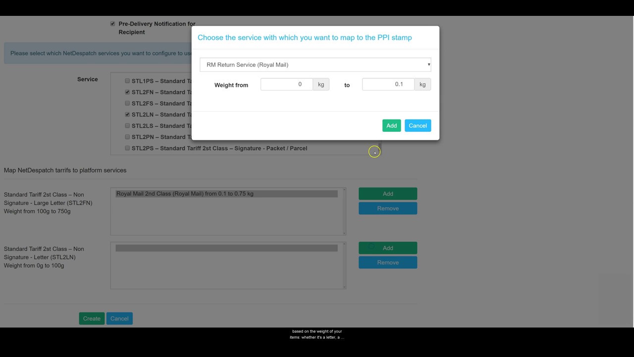 Setting up your shipping courier through NetDespatch - YouTube