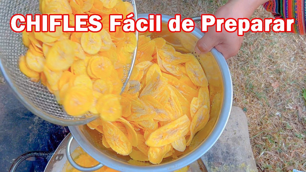 COMO SE PREPARA CHIFLES PASO A PASO - YouTube