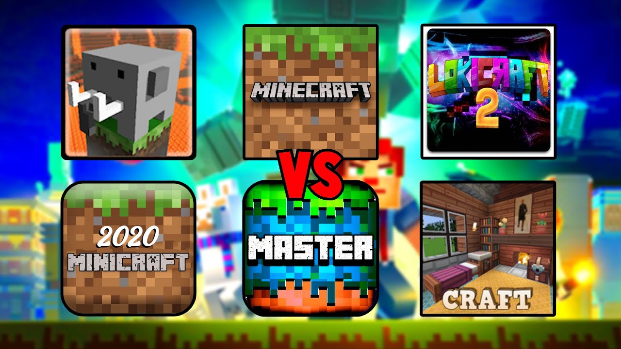Minecraft PE Vs Craftsman Vs MiniCraft 2020 Vs Lokicraft 2 Vs Master ...