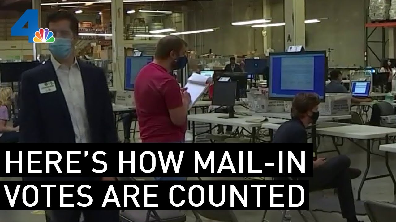 Here's How Mail-In Ballots Are Processed | NBCLA - YouTube