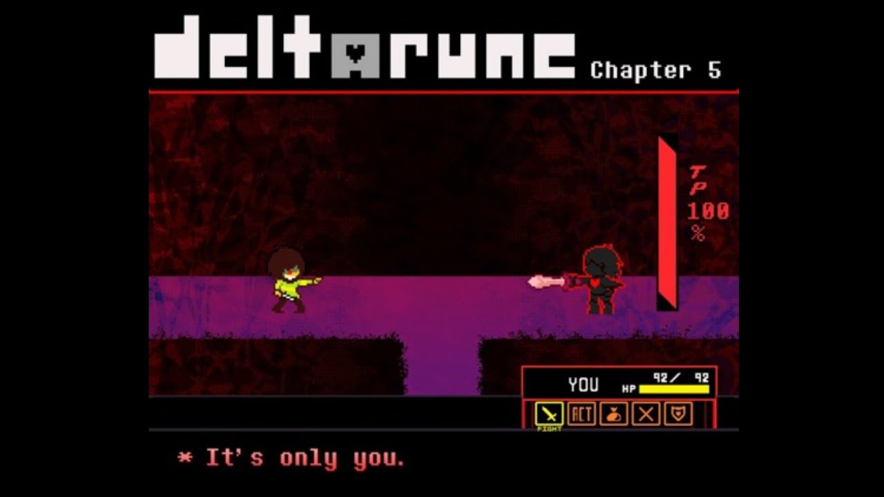 Deltarune [Chapter 5] - Vs Kris (Slowed down). - YouTube