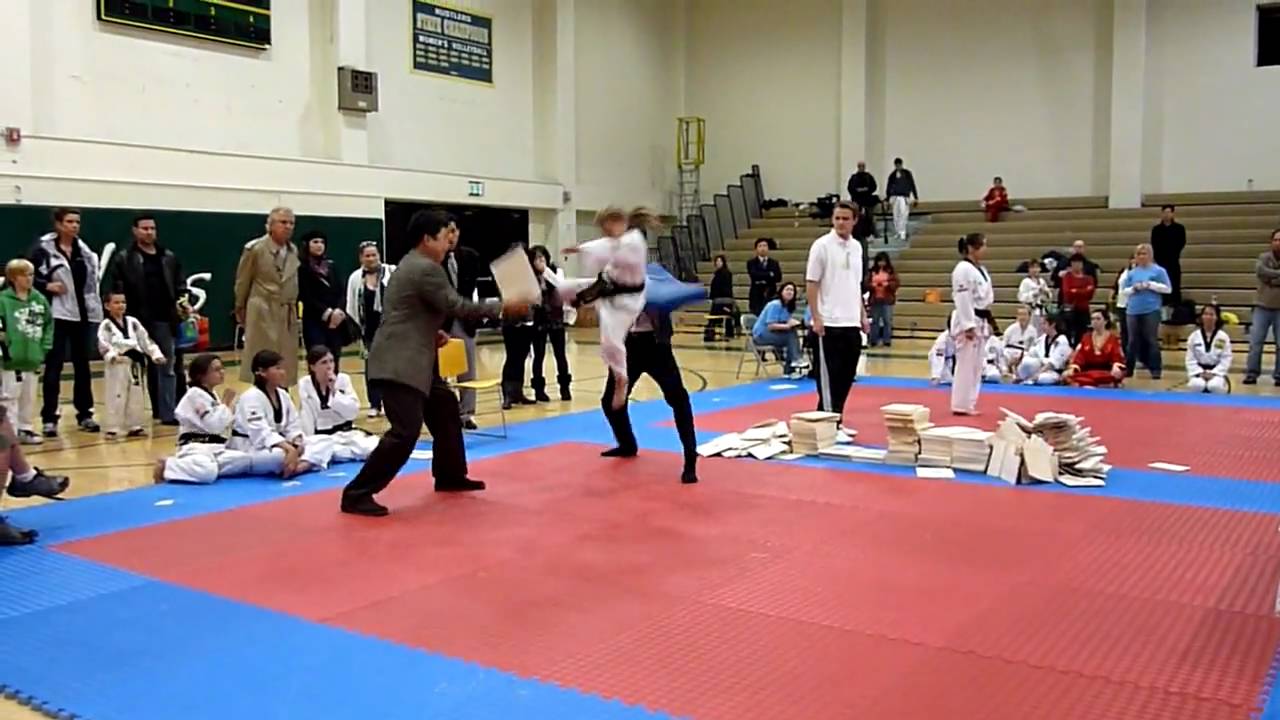 Kaylee Board Break @ Young In Tournament - YouTube