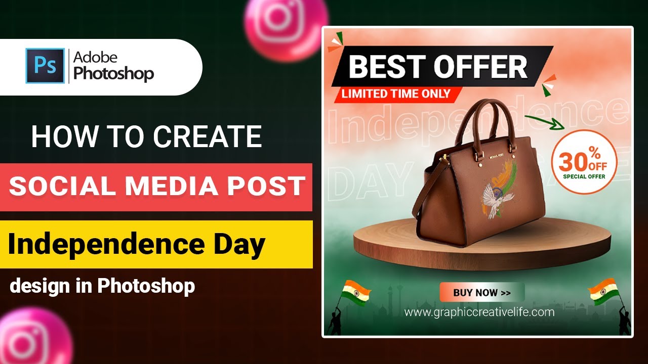 Independence Day Social Media Post Design in Photoshop By Graphic ...