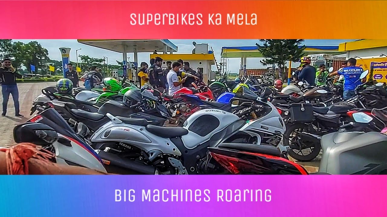 Roaring Heavy Superbikes | Group of Superbikers | - YouTube