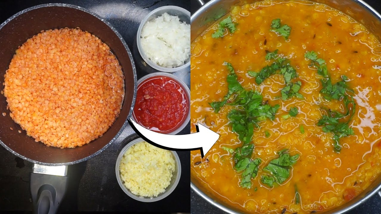 How to make Dal (easy, quick and delicious) - YouTube