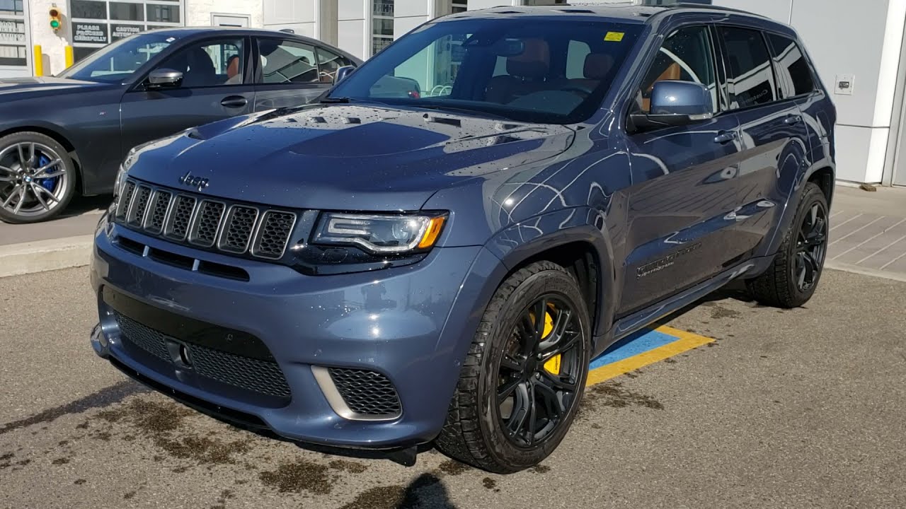 2020 Jeep Grand Cherokee Trackhawk Walkaround with Exhaust - YouTube
