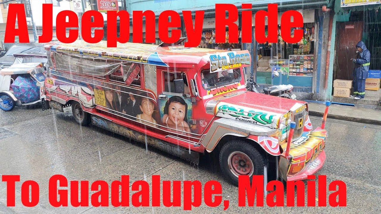 A JEEPNEY RIDE TO GUADALUPE IN MANILA - YouTube