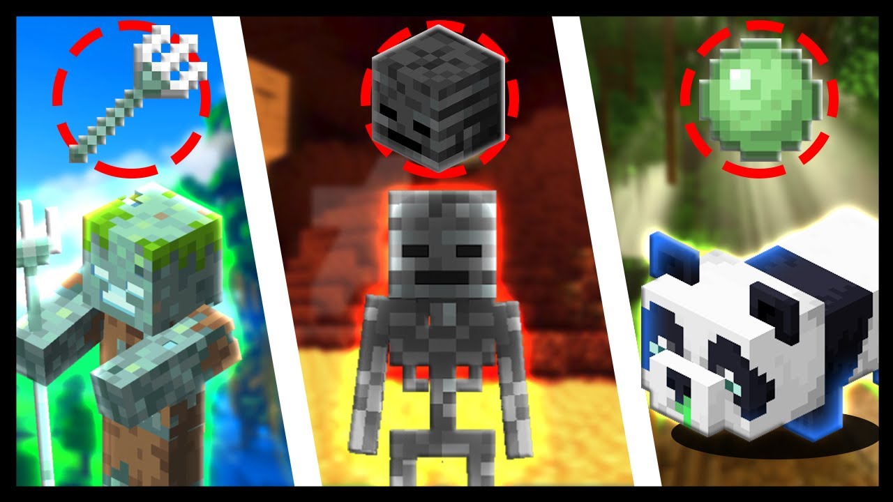 MINECRAFT - MOBS E SEUS DROPS RAROS - YouTube
