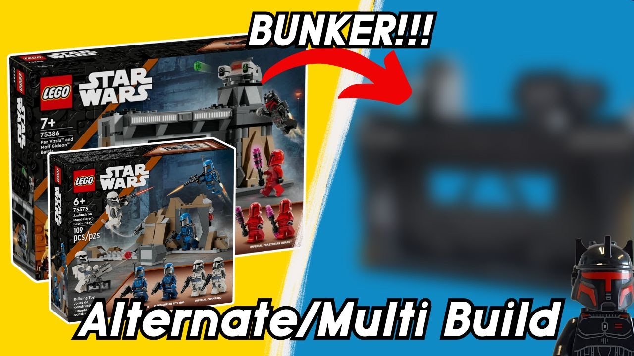 I Turned These Sets Into an UNDERGROUND BUNKER!!! 75386 + 75373 Alt Build - YouTube
