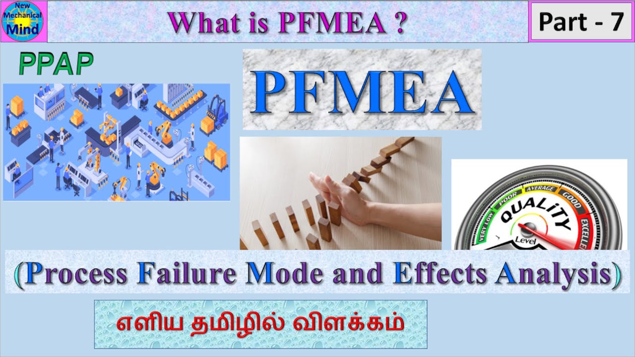 PPAP | Part -7 | what is PFMEA | Process Failure Mode and Effects ...