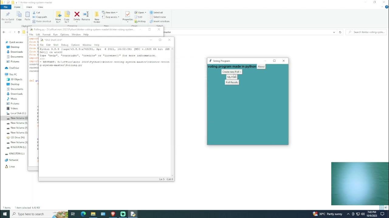 Voting System in python - YouTube