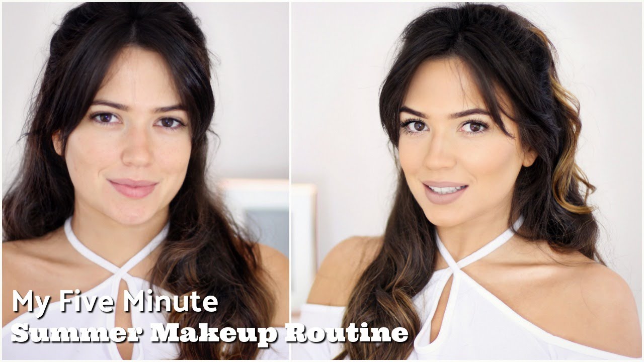 My 5 Minute Makeup Look | I missed you!! - YouTube