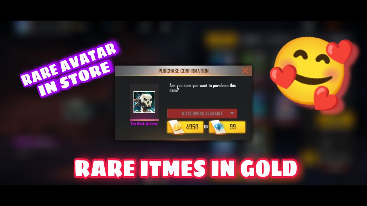 RARE AVATAR & BANNER IN GOLD 😍😱 | NEW UPDATE IN FREE FIRE | KAKASHI YT ...