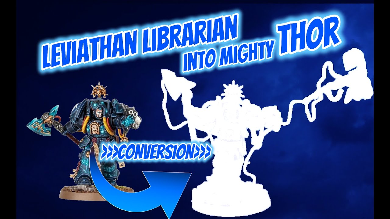 Marvel x Warhammer40k Conversion Kit bash Leviathan Librarian in ...