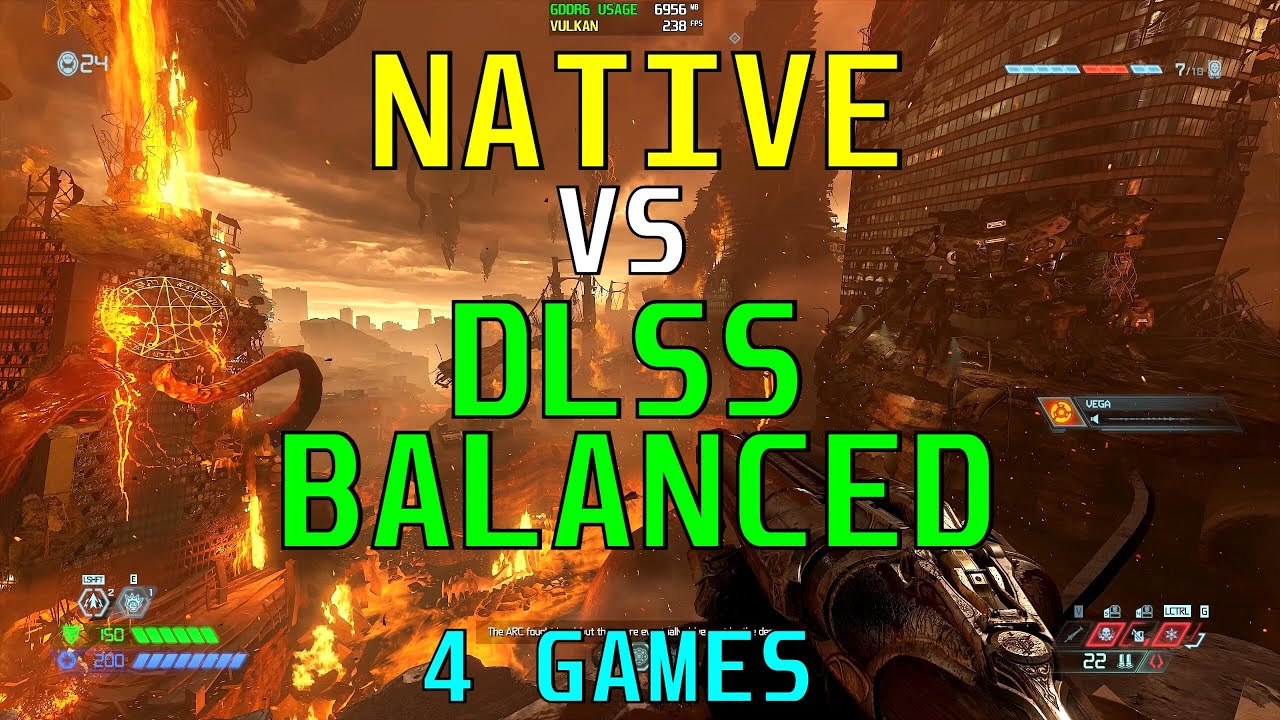 DLSS Balanced vs Native: 1440P - 4 Games - YouTube
