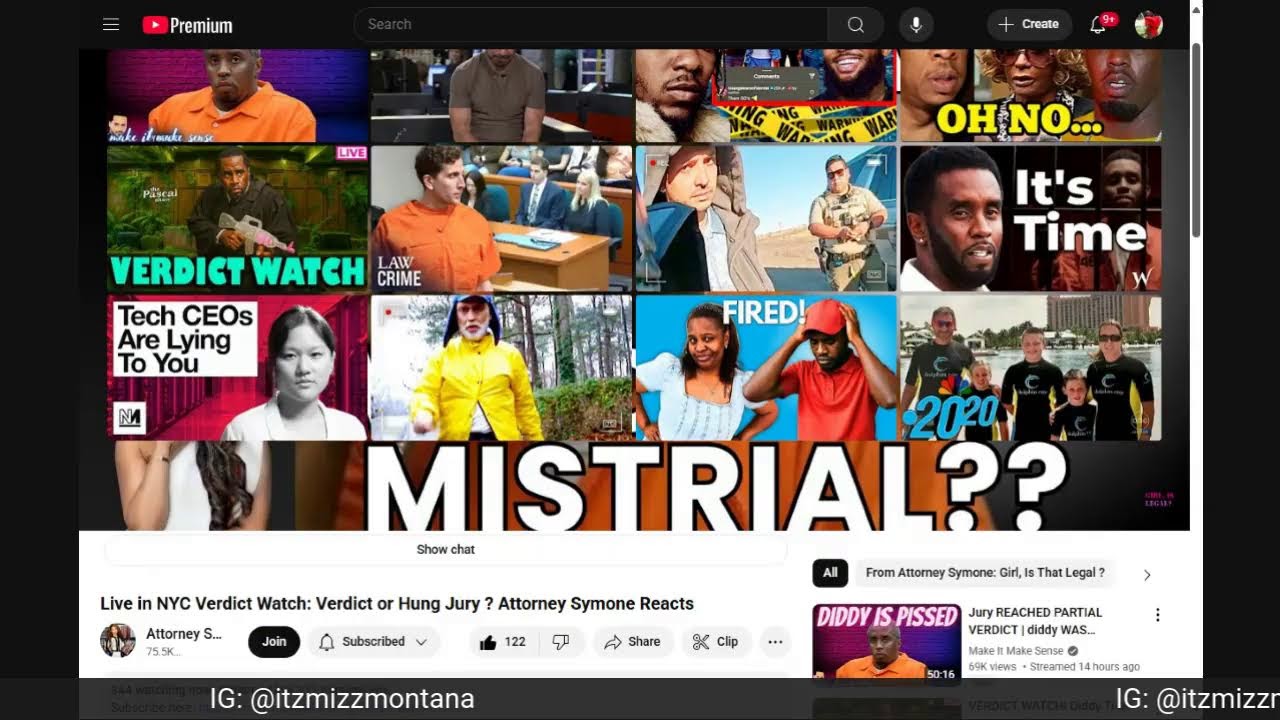 Attorney Symone Reacts; Diddy-Verdict or Hung Jury ? - YouTube