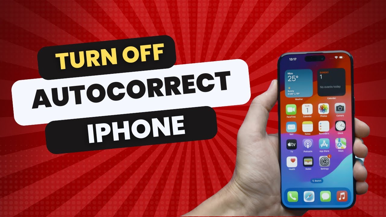 How to Turn Off Autocorrect on iPhone - YouTube