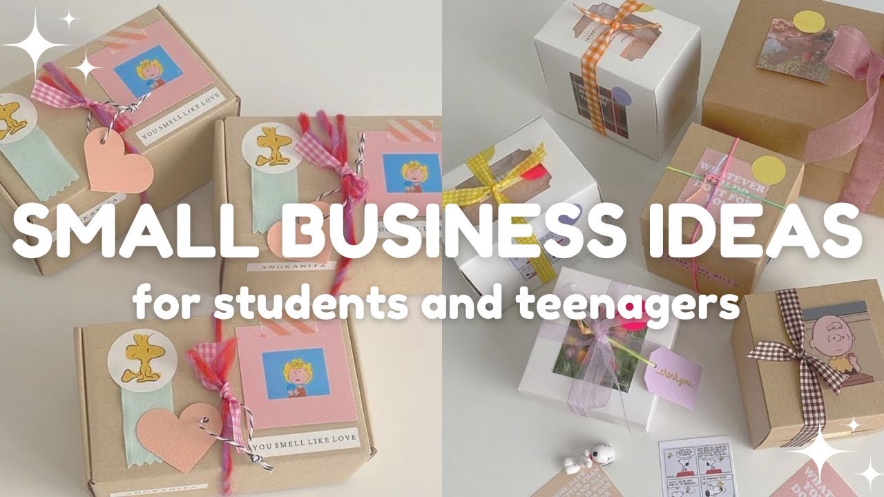 ways to earn extra money as a student 💵📦 small business ideas for teens ...