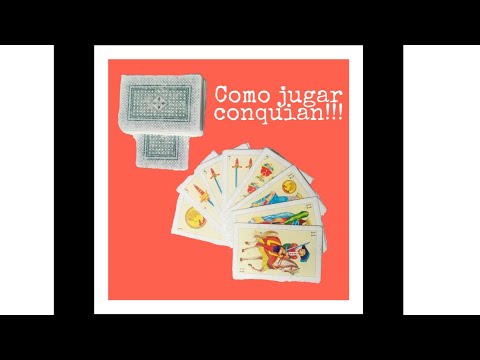 Como jugar conquián.. como jugar baraja de manera tradicional.. - YouTube