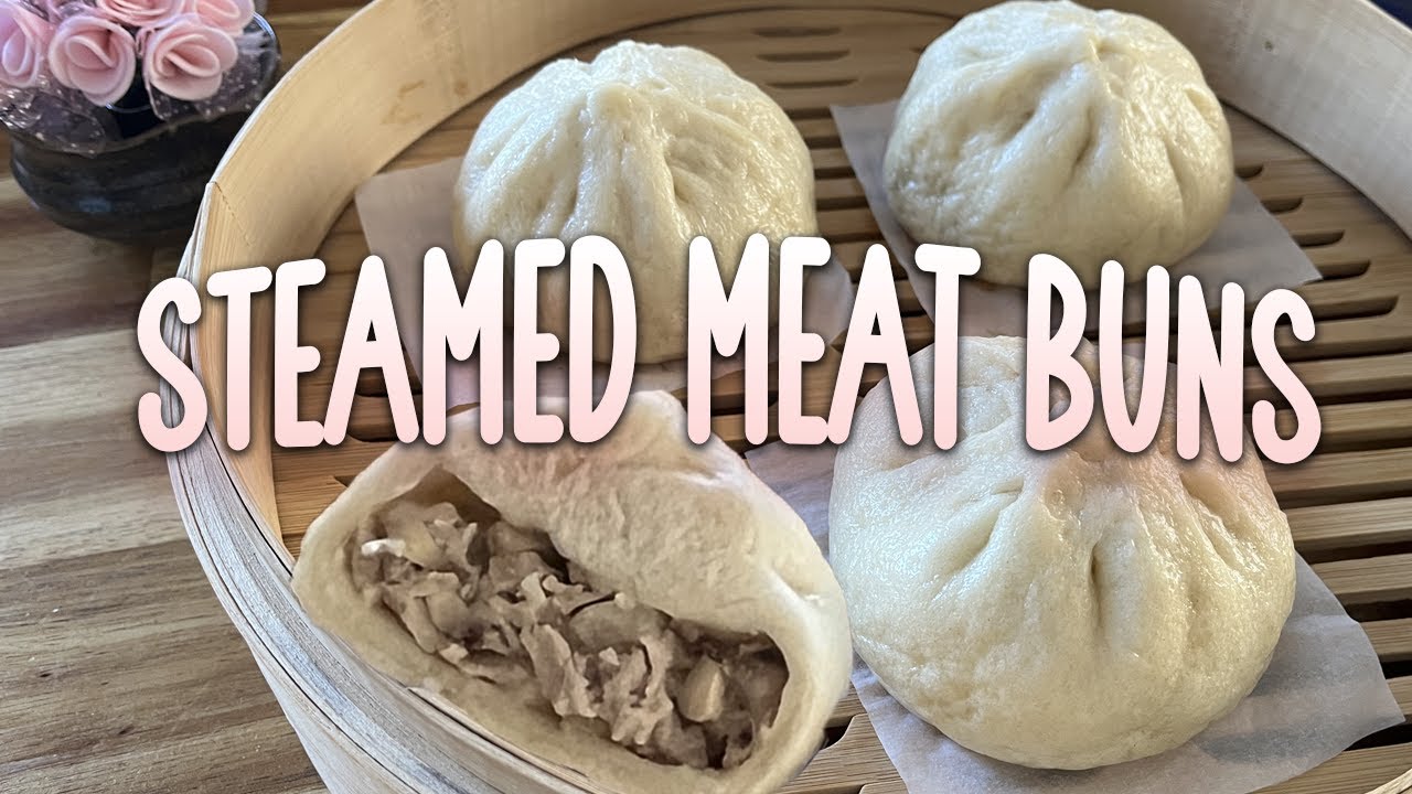 Japanese Convenience Store-style Steamed Meat Buns - YouTube
