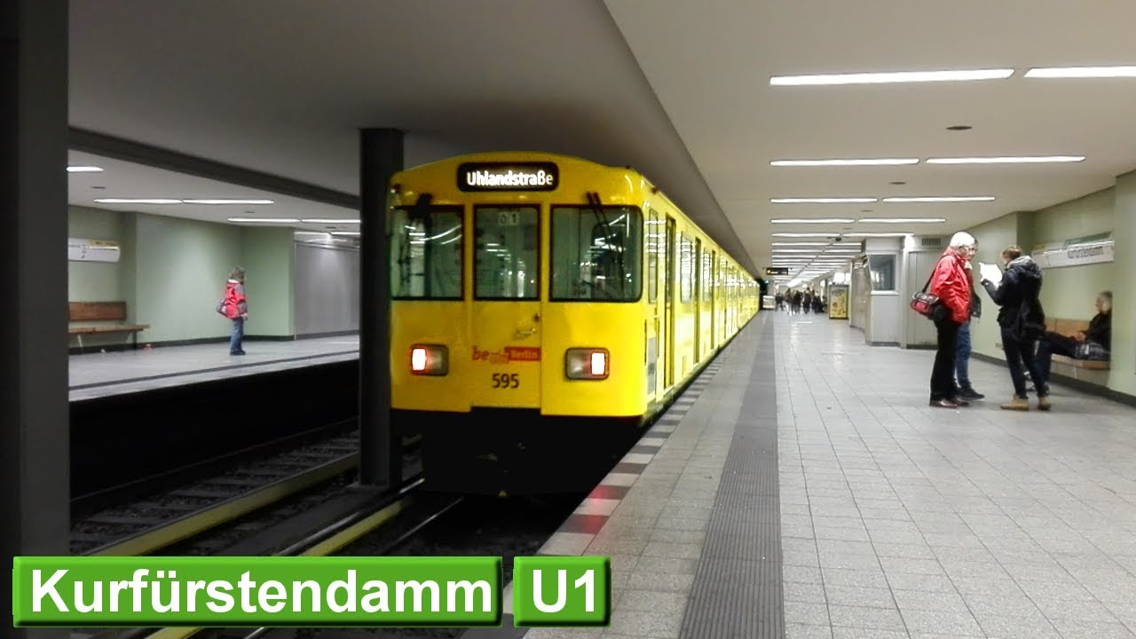 Kurfürstendamm U1 : U-Bahn Berlin ( BVG A3E - A3L92 ) - YouTube