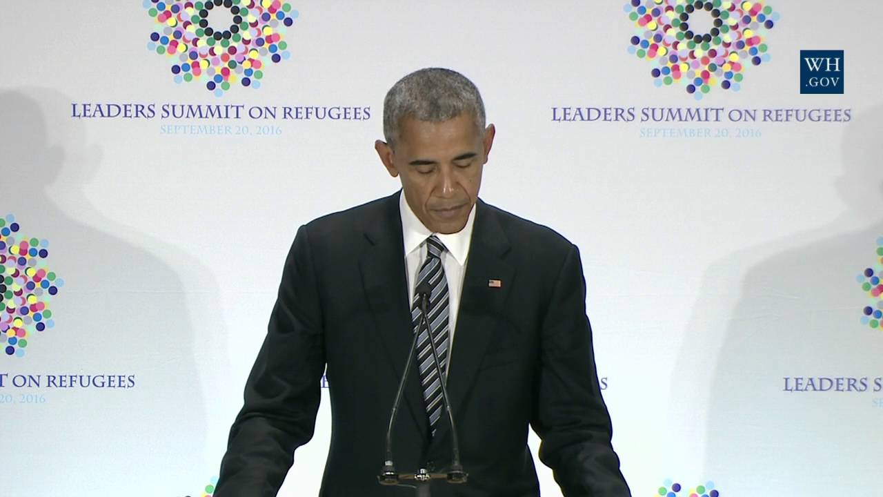 President Obama Participates in a Refugee Summit - YouTube