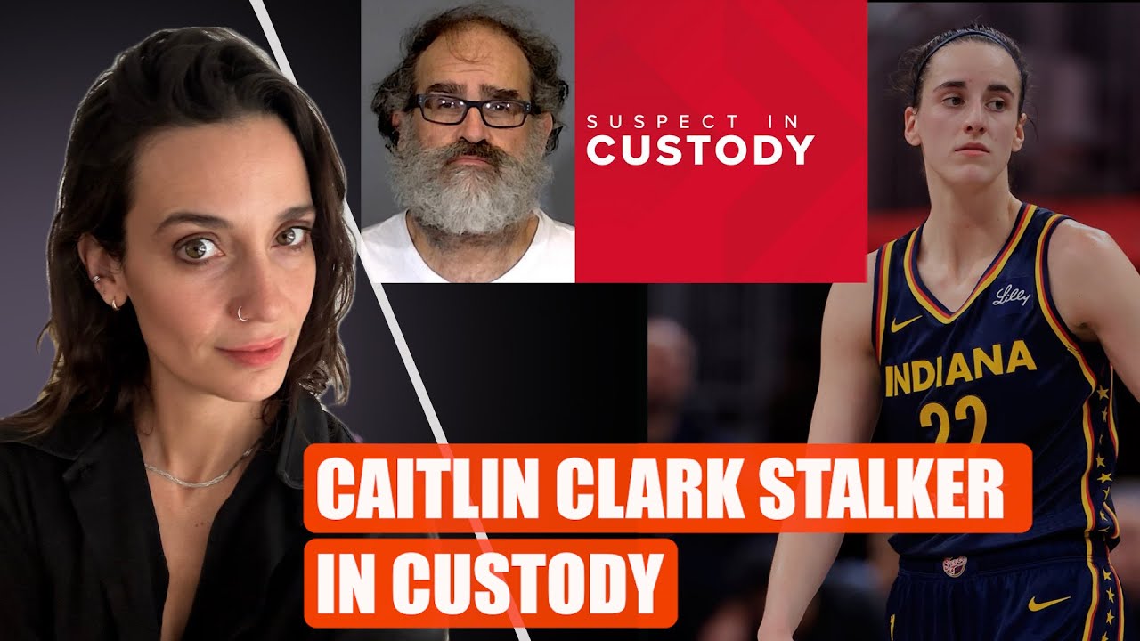 CAITLIN CLARKS STALKER is in custody - YouTube