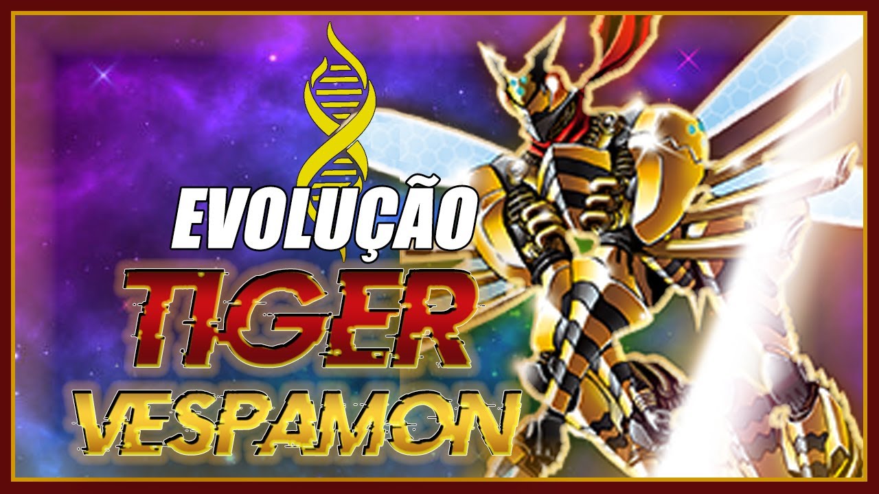 Linha Evolutiva TigerVespamon, O Espadachim Espacil | Crônica #64 - YouTube