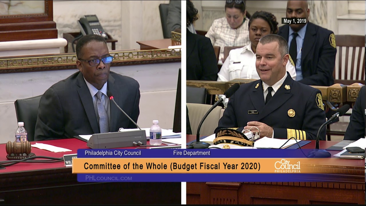 FY2020 Budget Hearing - Philadelphia Fire Department 5-1-2019 - YouTube