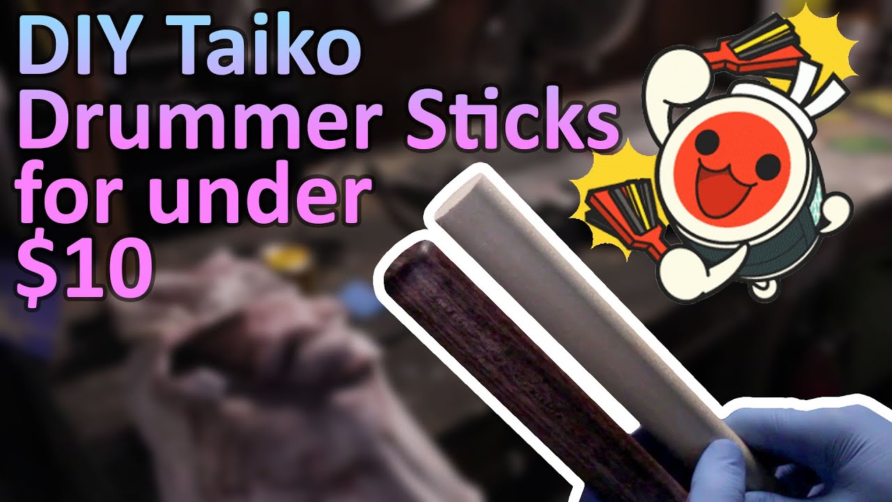 How to Make Taiko Bachi Sticks - YouTube