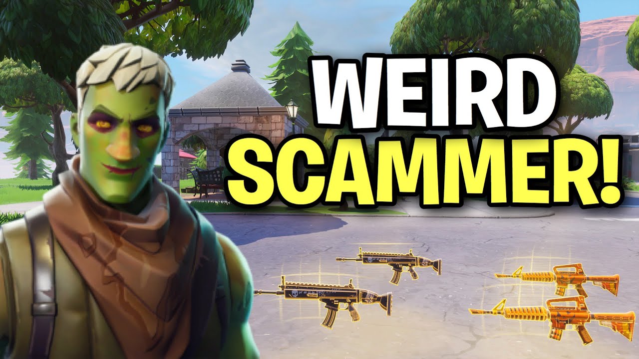 Super Weird Scammer Scams Himself! (Scammer Get Scammed) Fortnite Save ...