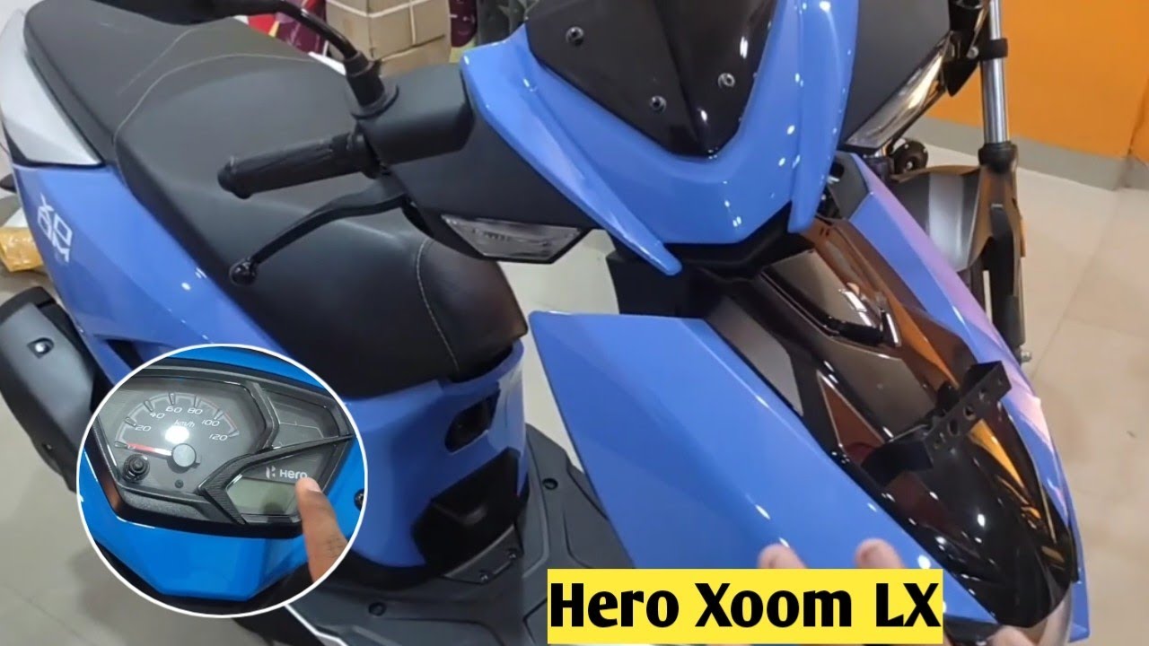 Hero xoom Lx new model 2024 review | features, on road price | hero ...