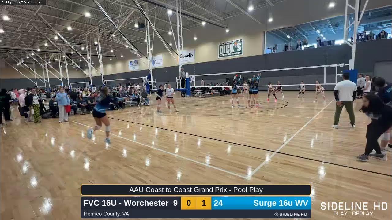 Surge 16u WV vs. FVC 16U - Worchester (2025.02.16) - YouTube
