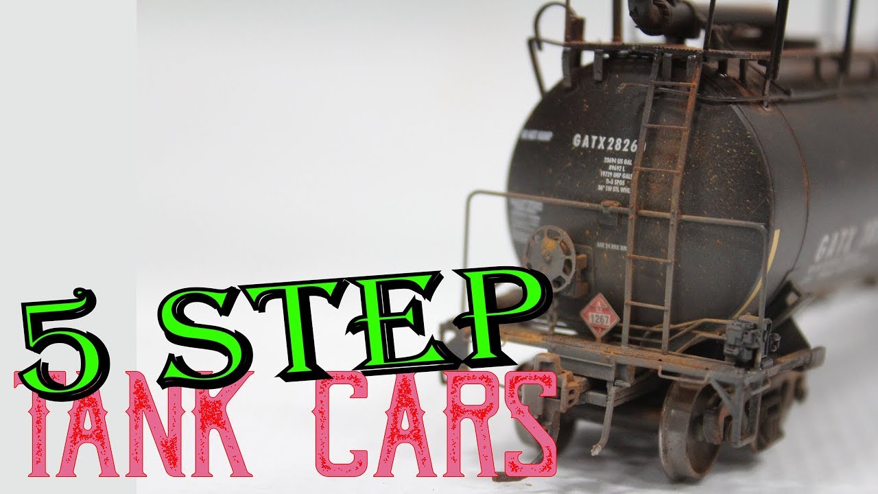 Tank Cars in Five Easy Steps - YouTube