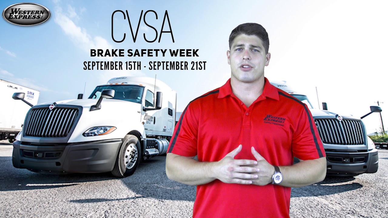 CVSA Brake Safety Week - YouTube