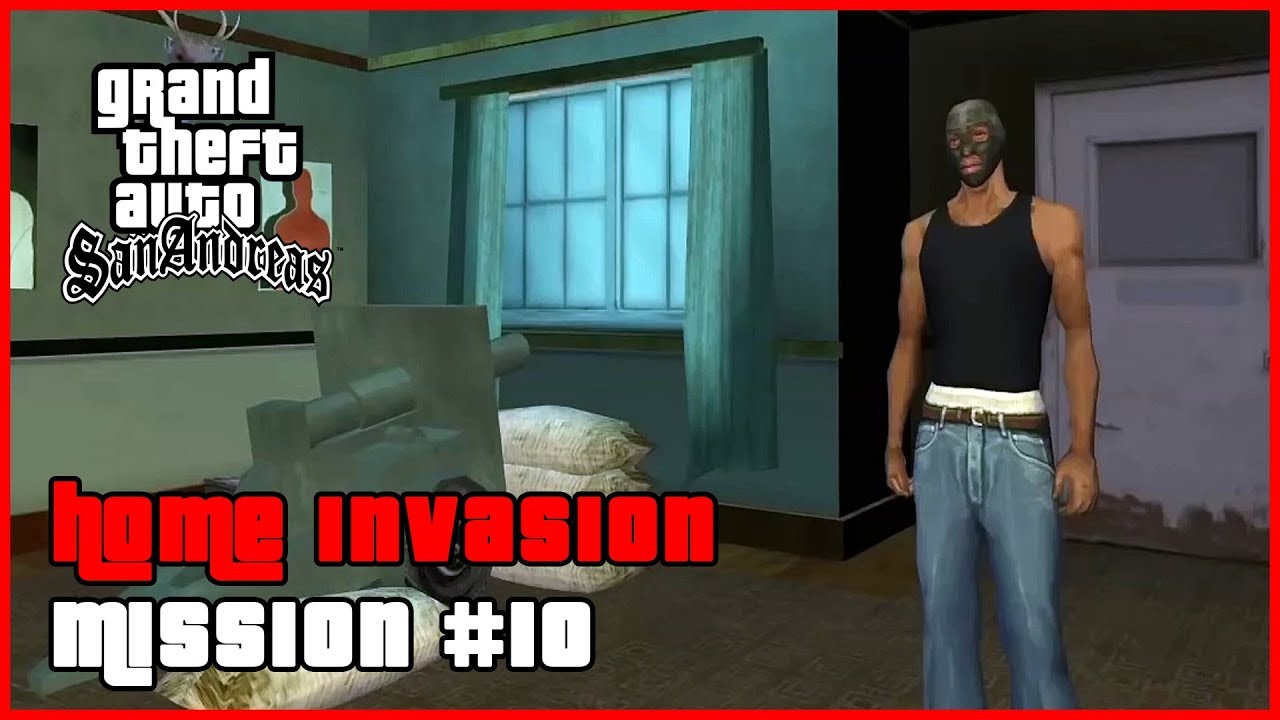 GTA San Andreas - Walkthrough - Mission #10 - Home Invasion (HD)🇺🇸 ...