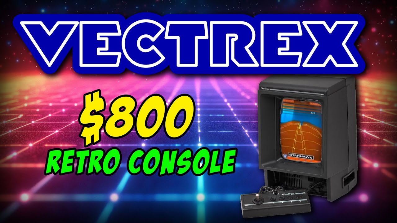 Vectrex Game Console 1982 - History's Forgotten Gaming System - YouTube