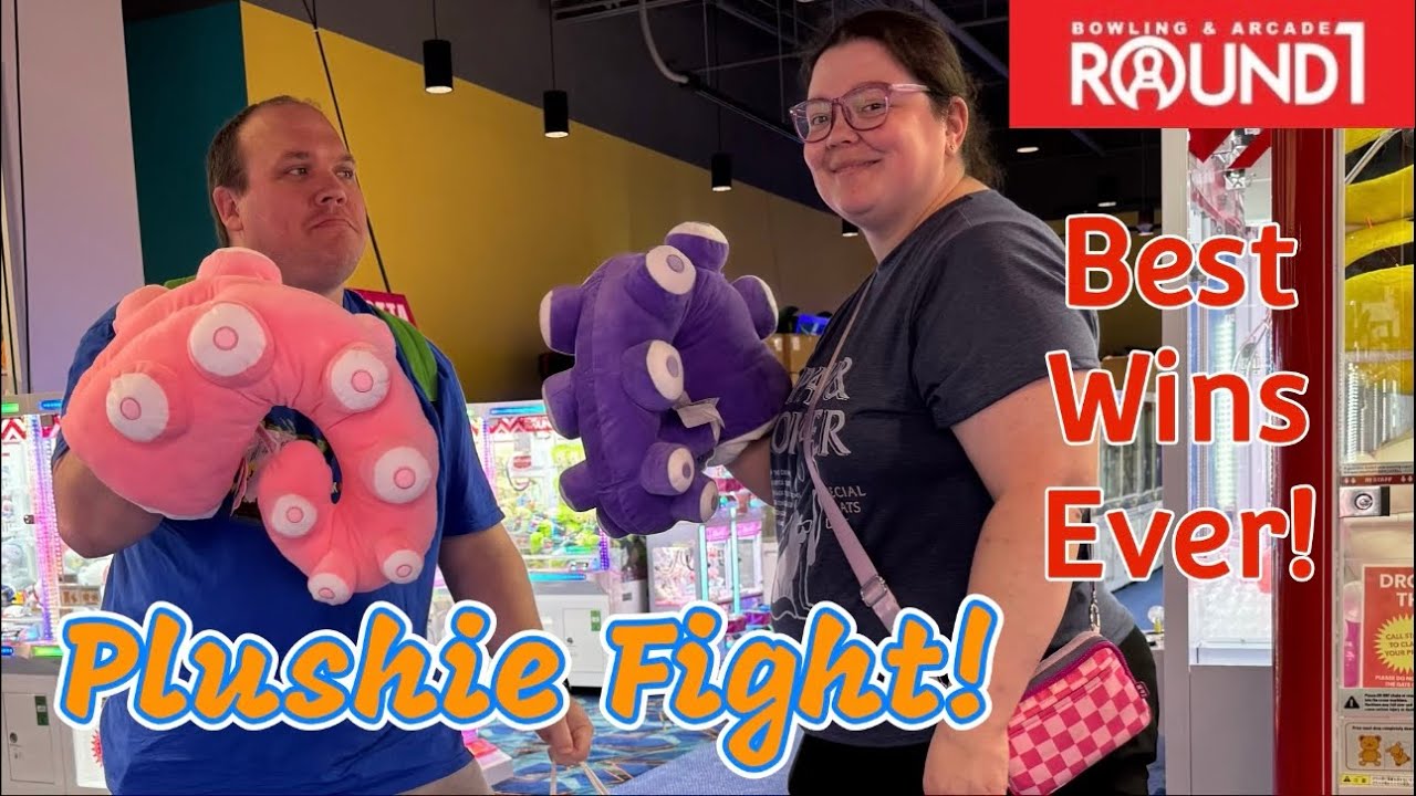 New Round 1 Claw Machine Plushies - YouTube