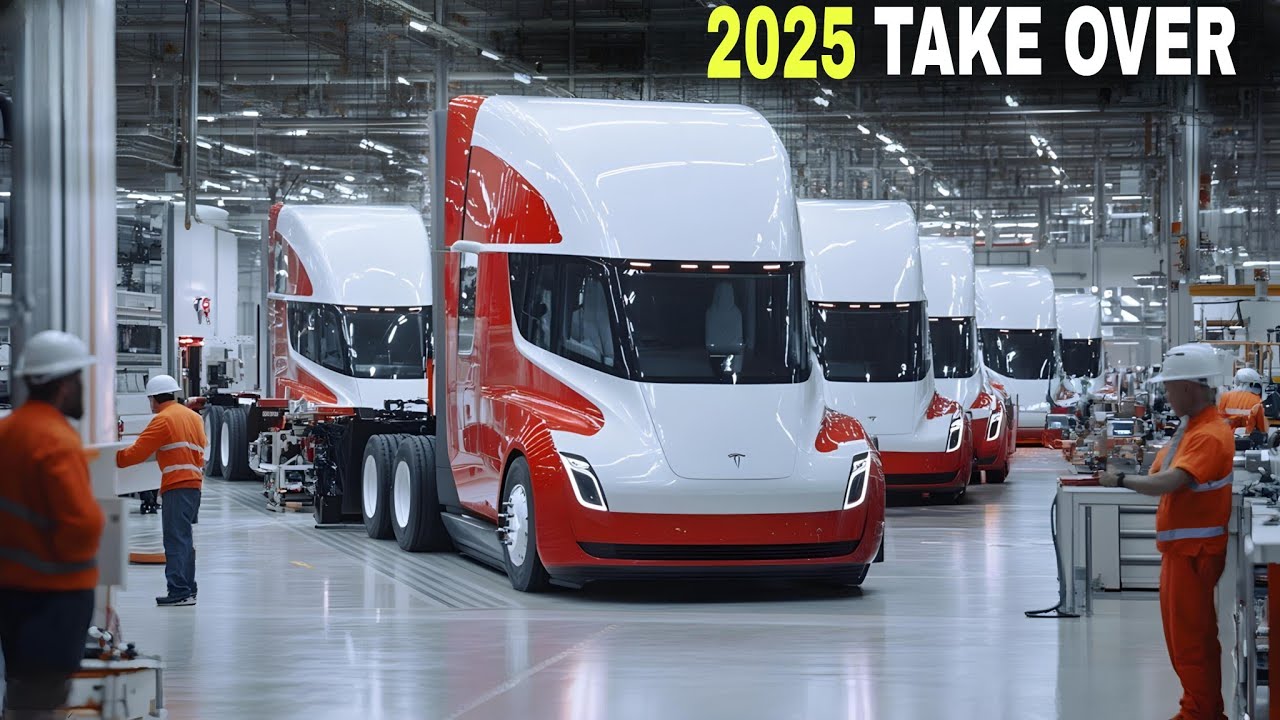 Tesla Semi 2025: Revolutionizing the Roads! NEW Factory & Big Rig ...