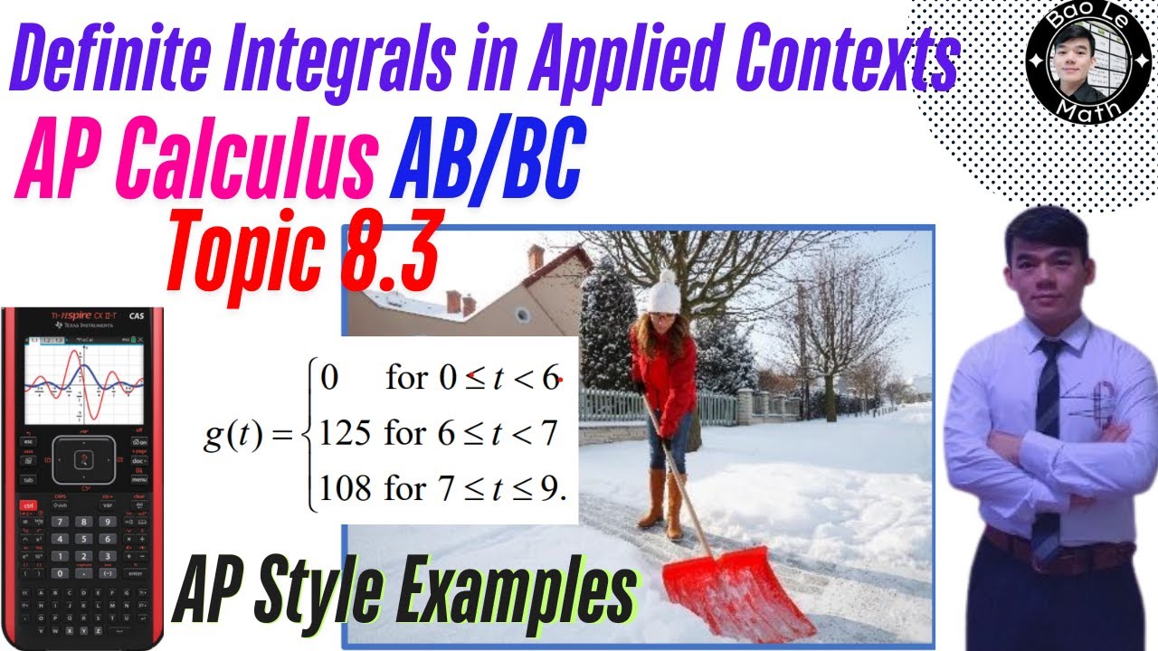 AP Calculus AB/BC | Topic 8.3 | Accumulation Functions and Definite ...