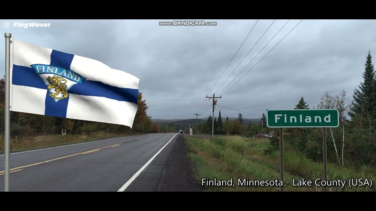 Finland, Minnesota Flag - Lake County - YouTube
