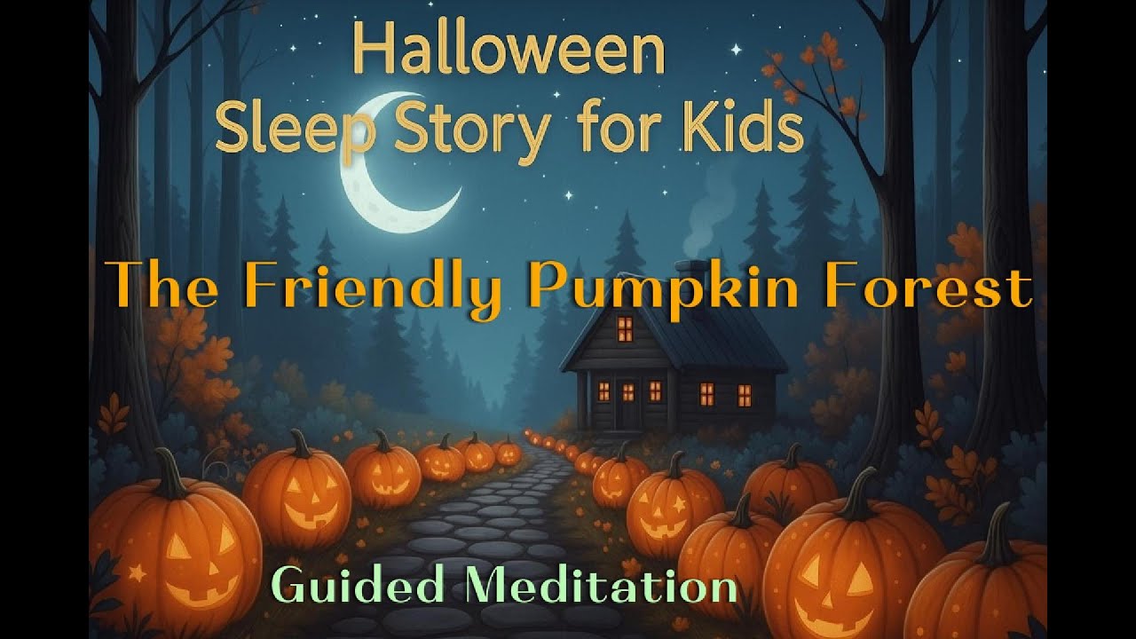 🎃 Halloween Sleep Meditation for Kids Relaxing Bedtime Story | The ...