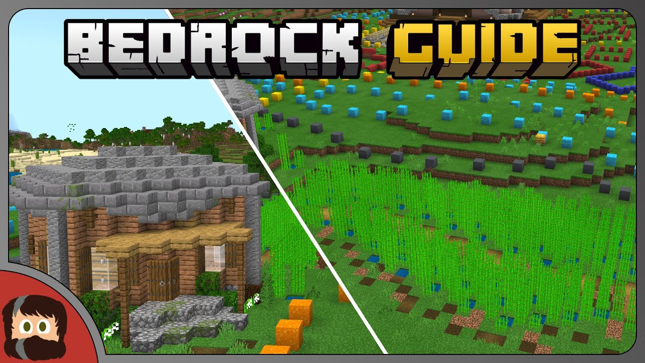 How To Build A Diagonal House TIPS | Bedrock Guide S1 EP29 | Tutorial ...